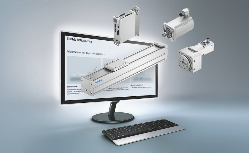 New Electric Motion Sizing Tool from Festo offers quick and simple ...
